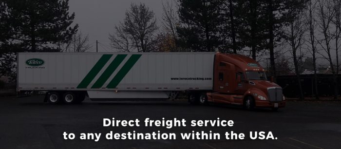 Freight Trucking Services San Diego - Toroco Trucking
